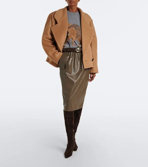 MALONE SOULIERS Riva Suede Knee-high Boots