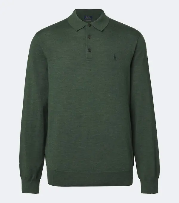 Polo Ralph Lauren Wool Polo Sweater - Green