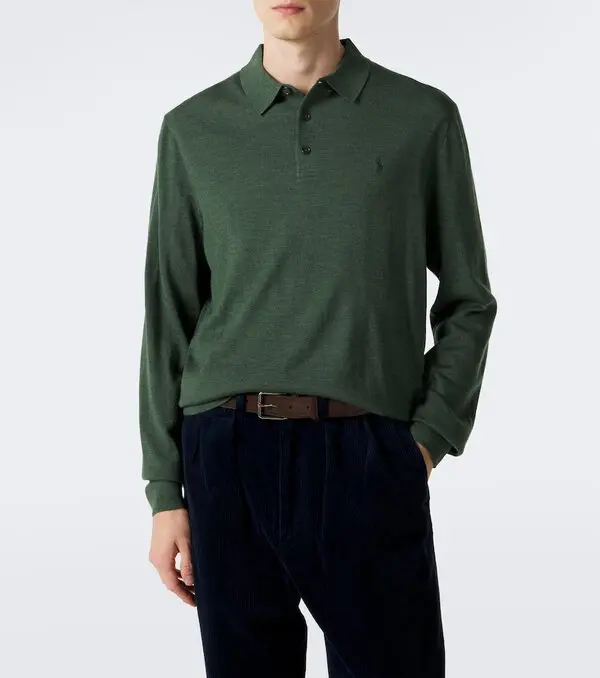 Polo Ralph Lauren Wool Polo Sweater - Green