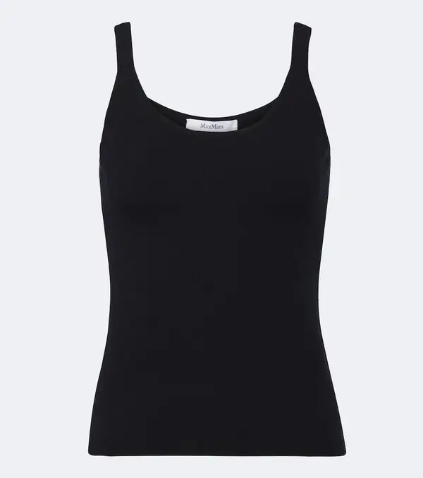 Max Mara Knitted Wool-blend Tank Top