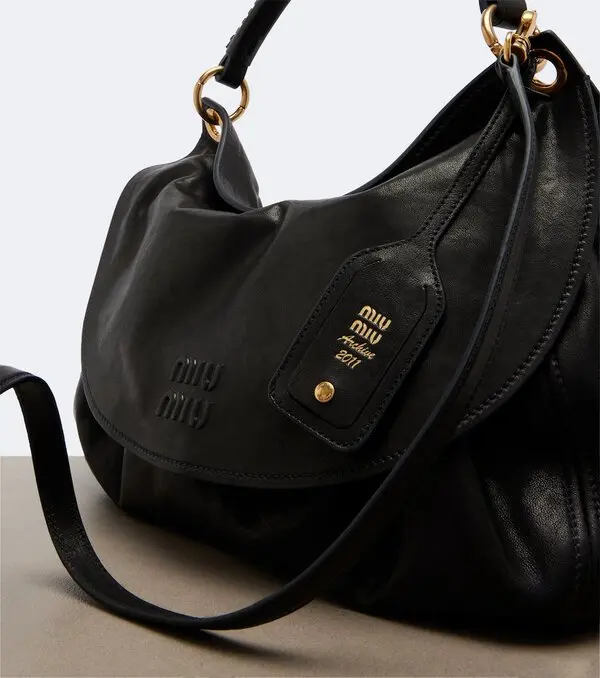 Miu Miu Rendez‑vous Leather Top-handle Bag
