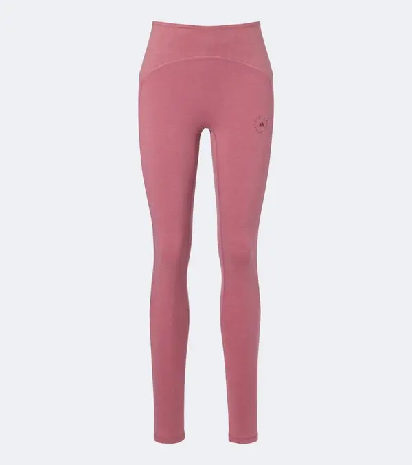 Adidas By Stella McCartney Logo Jersey Leggings - Pink