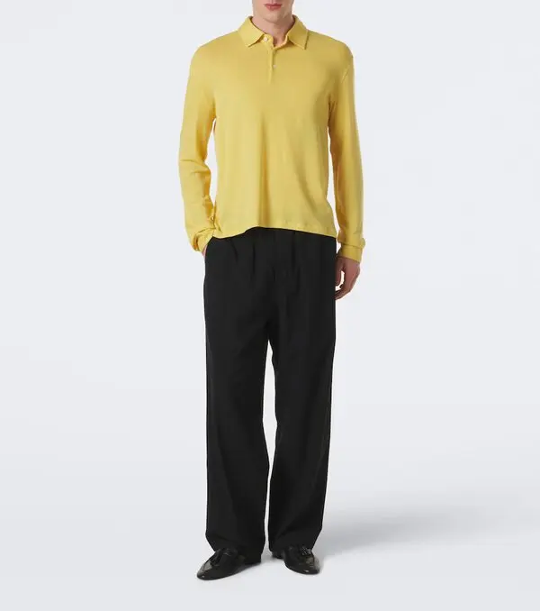 THE ROW Wool Twill Wide-leg Pants