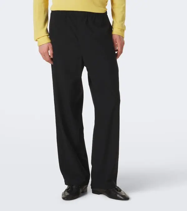 THE ROW Wool Twill Wide-leg Pants