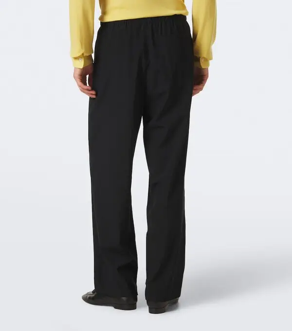 THE ROW Wool Twill Wide-leg Pants