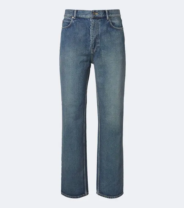 THE ROW Vanya Straight Jeans - Blue
