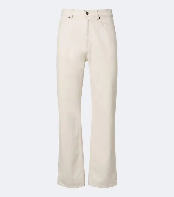 THE ROW Vanya Straight Jeans - White