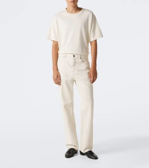 THE ROW Vanya Straight Jeans - White
