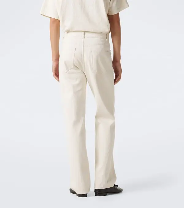 THE ROW Vanya Straight Jeans - White