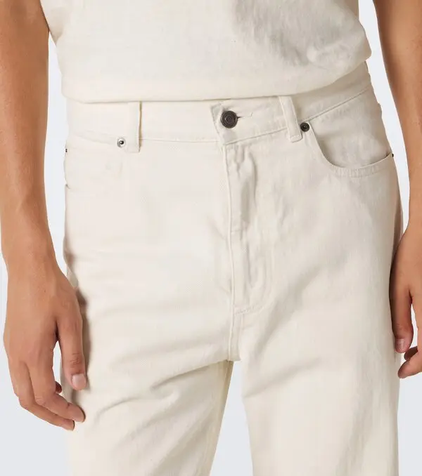 THE ROW Vanya Straight Jeans - White