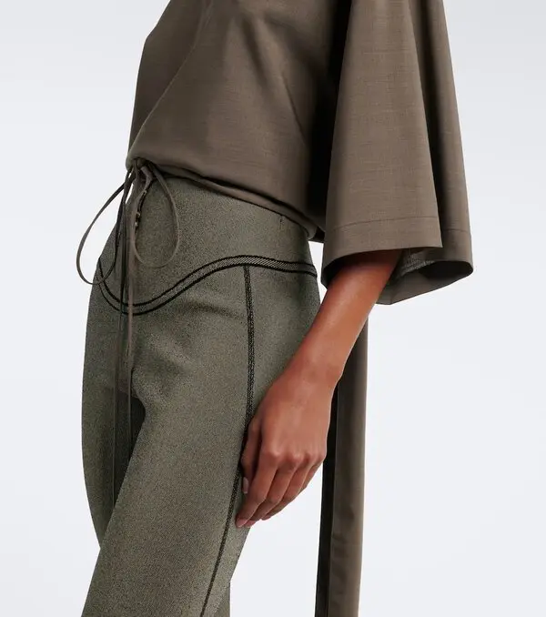 Jacquemus Havana Tie-detail Wool Top