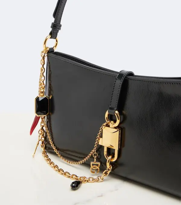 Dolce & Gabbana Velata Small Leather Shoulder Bag