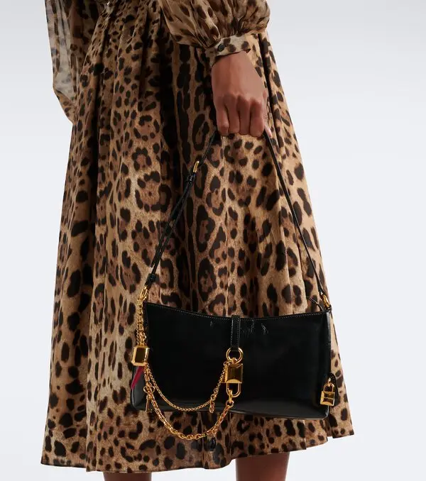 Dolce & Gabbana Velata Small Leather Shoulder Bag