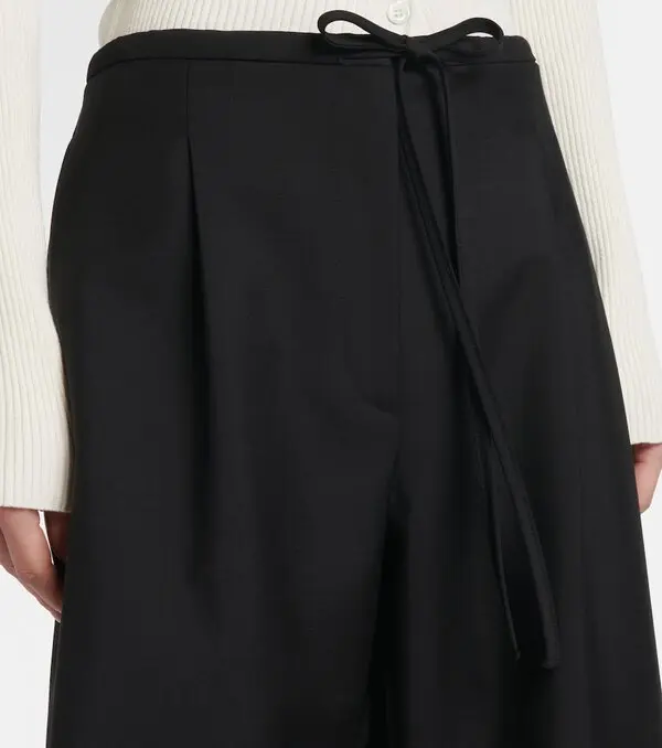 RÓHE Wool And Mohair Wide-leg Pants
