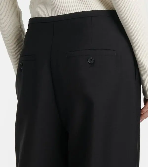 RÓHE Wool And Mohair Wide-leg Pants