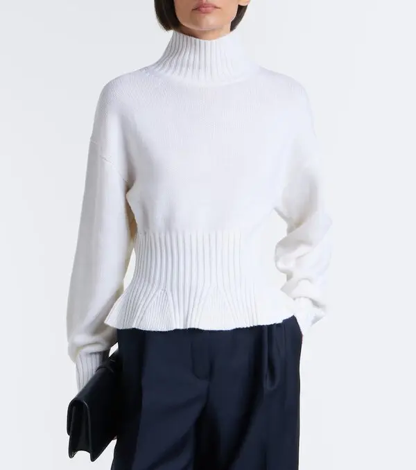 Jardin Des Orangers Wool And Cashmere Mockneck Sweater