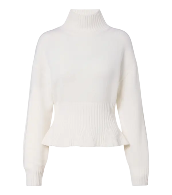 Jardin Des Orangers Wool And Cashmere Mockneck Sweater - White