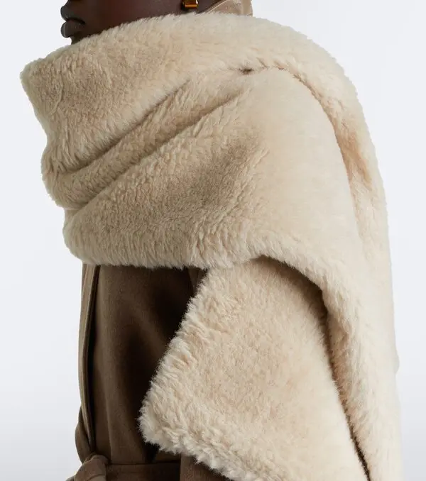 Max Mara Shearling Scarf