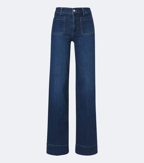 FRAME Slice Wide-leg Jeans