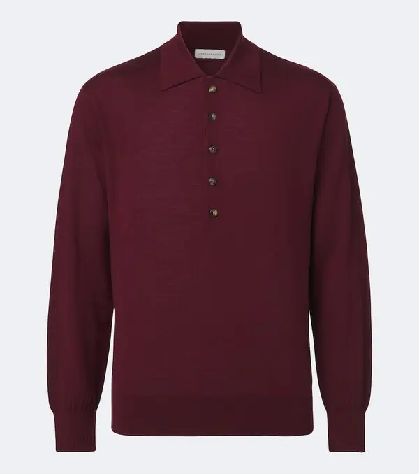 Dries Van Noten Wool Polo Sweater