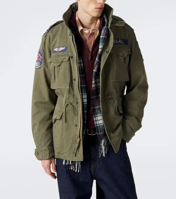 Polo Ralph Lauren Patch-appliqué Cotton Field Jacket