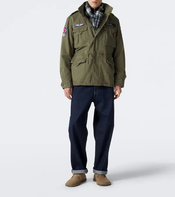 Polo Ralph Lauren Patch-appliqué Cotton Field Jacket