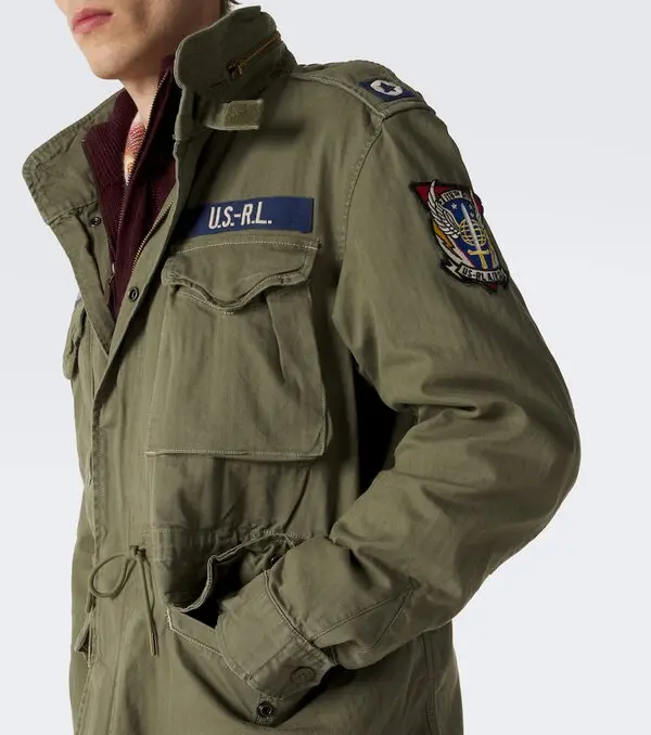 Polo Ralph Lauren Patch-appliqué Cotton Field Jacket