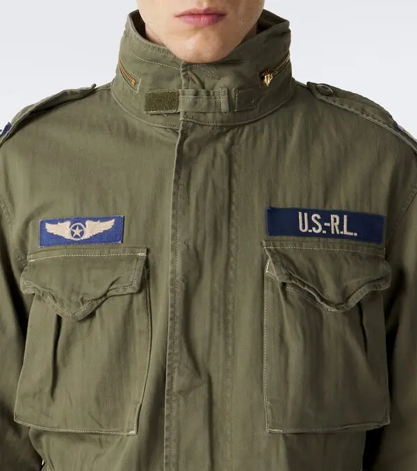 Polo Ralph Lauren Patch-appliqué Cotton Field Jacket