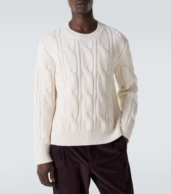 Eleventy Cable-knit Wool Sweater