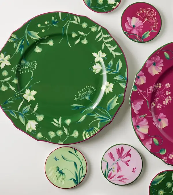 GINORI 1735 Florenza Duchessa Floral Porcelain Charger Plate