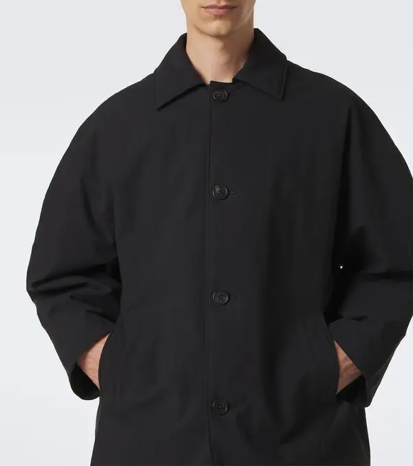 THE ROW Verna Cotton Poplin Car Coat