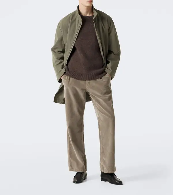 THE ROW Cashmere And Wool Crewneck Sweater