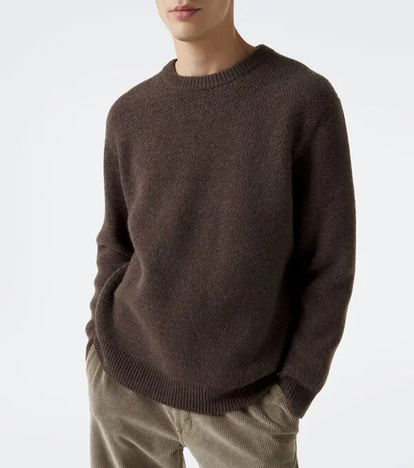 THE ROW Cashmere And Wool Crewneck Sweater