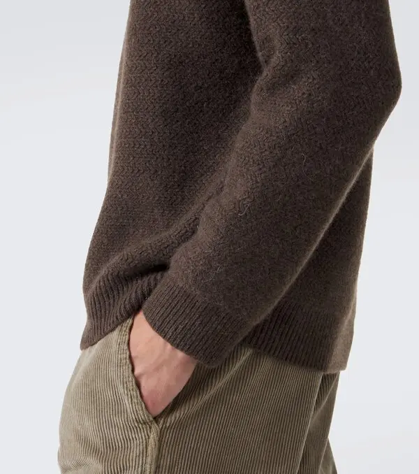 THE ROW Cashmere And Wool Crewneck Sweater