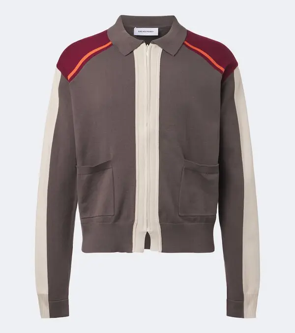 KIKO KOSTADINOV Munno Cotton Zip-up Cardigan - Multicoloured