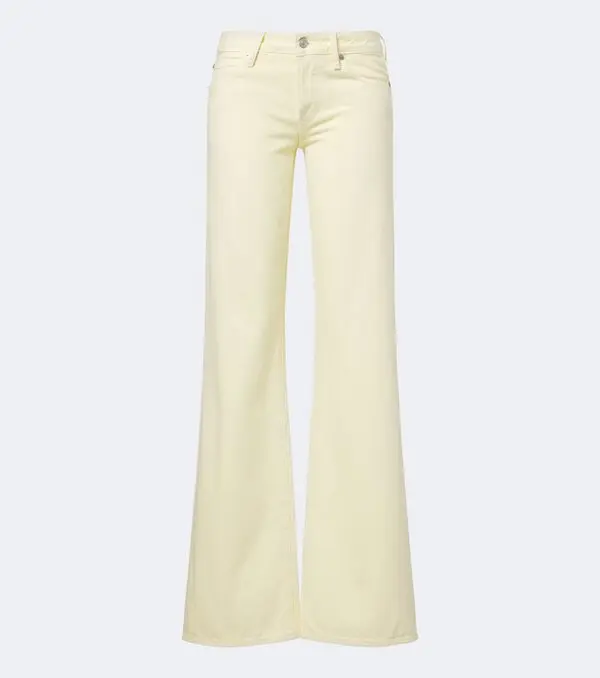 FRAME Wide-leg Jeans - Yellow