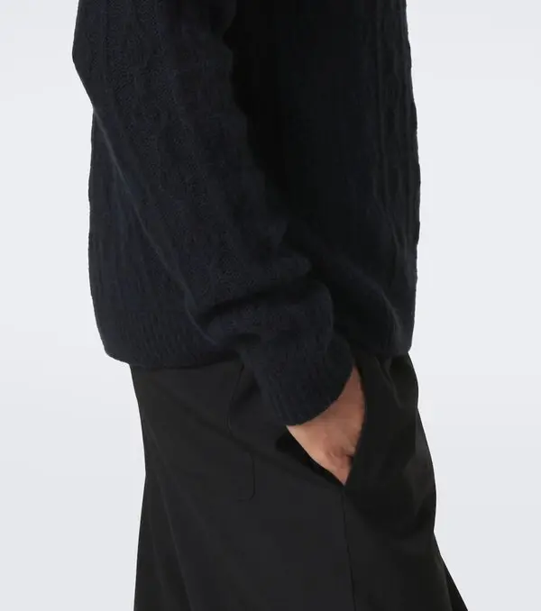 THE ROW Nanni Cable-knit Cashmere Sweater