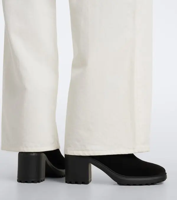 Hogan Suede Ankle Boots