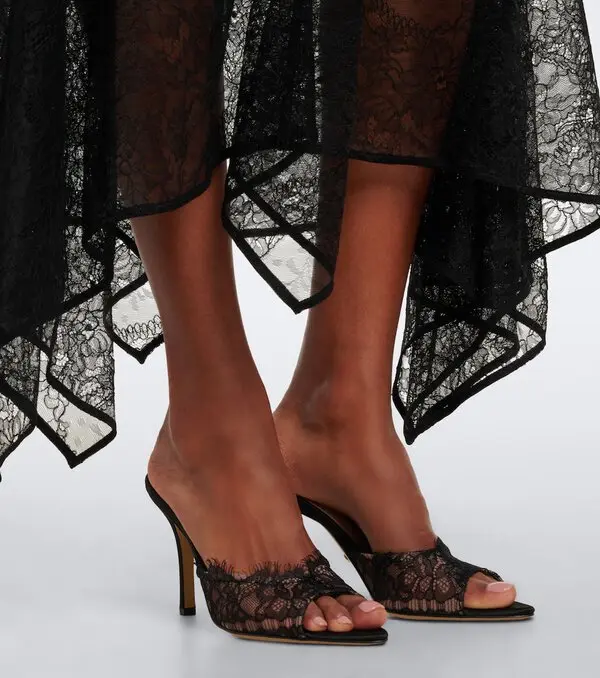 Mach & Mach Devon Lace Mules