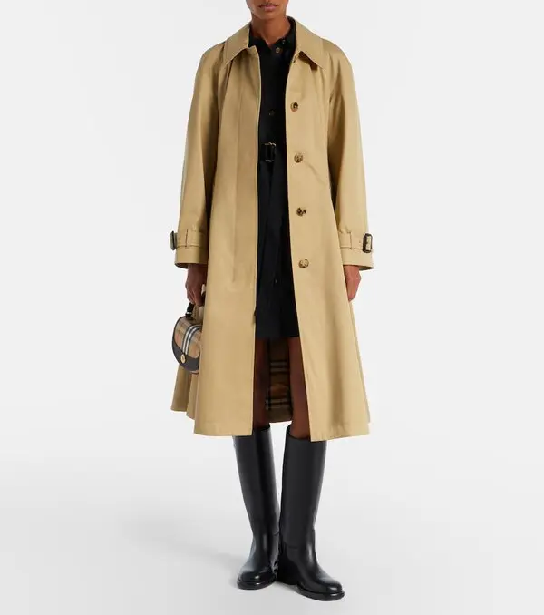 Burberry Cotton Gabardine Trench Coat