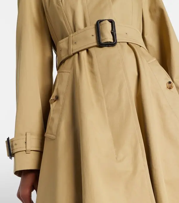 Burberry Cotton Gabardine Trench Coat