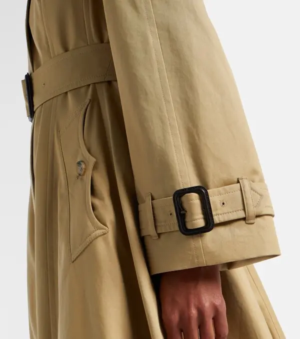 Burberry Cotton Gabardine Trench Coat