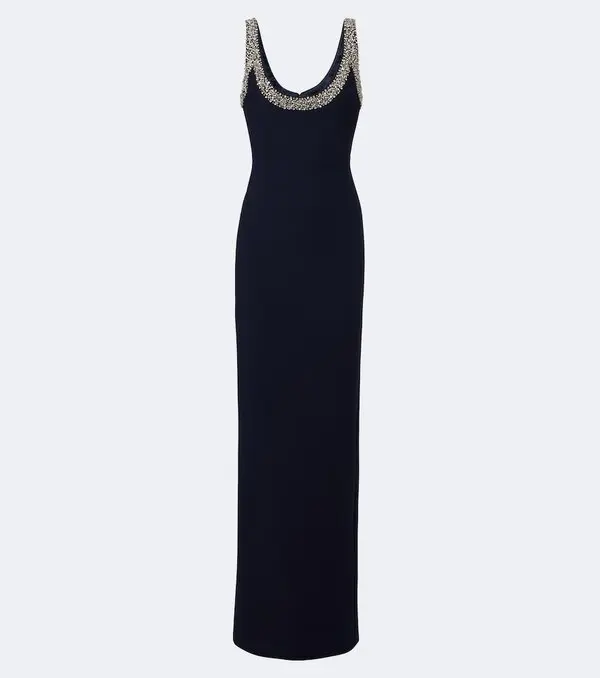 THE NEW ARRIVALS ILKYAZ OZEL Crystal-embellished Gown