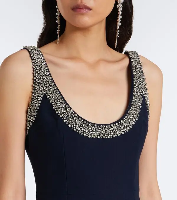 THE NEW ARRIVALS ILKYAZ OZEL Crystal-embellished Gown