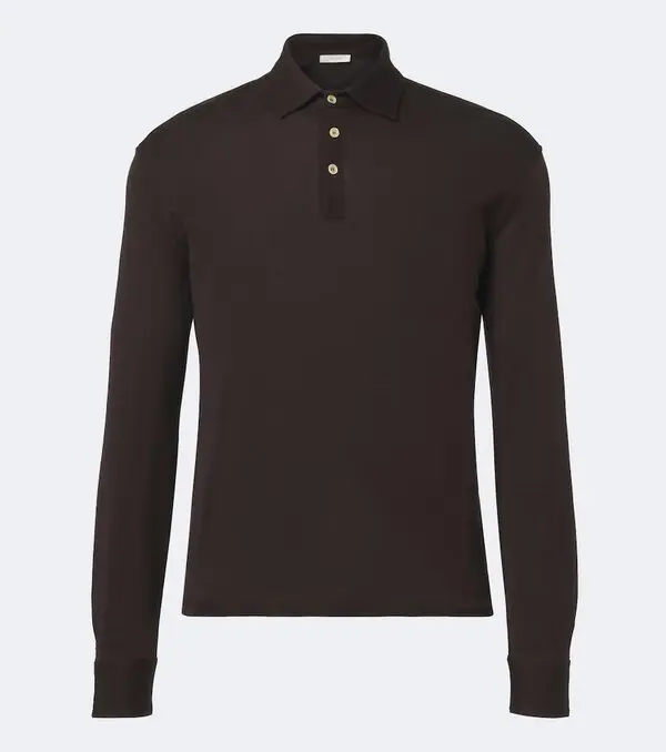 THE ROW Reyes Cotton Jersey Polo Shirt