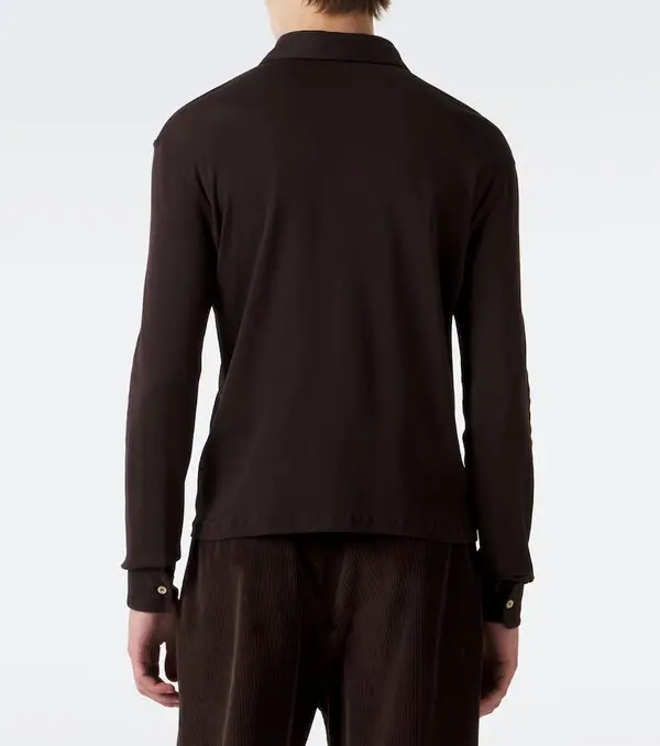THE ROW Reyes Cotton Jersey Polo Shirt