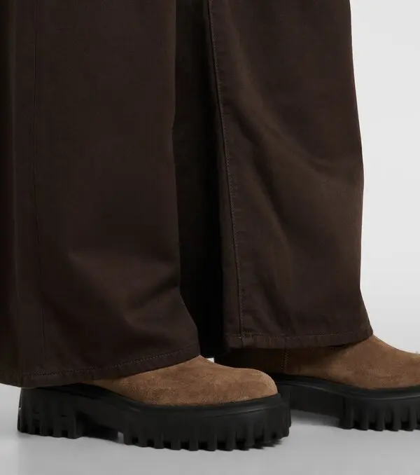 Hogan Suede Ankle Boots