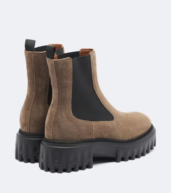 Hogan Suede Ankle Boots