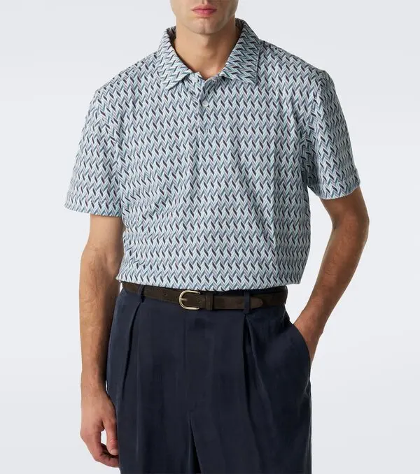 Missoni Zigzag Cotton Polo Shirt