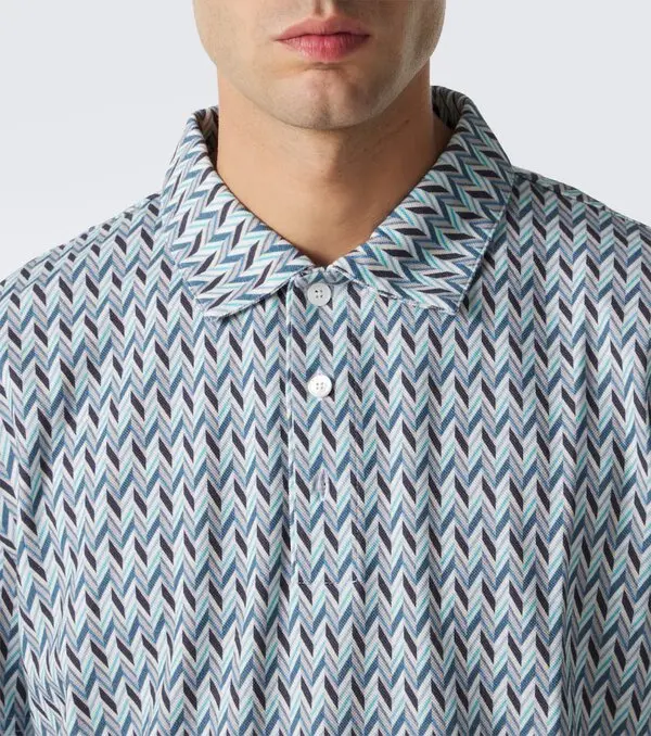 Missoni Zigzag Cotton Polo Shirt
